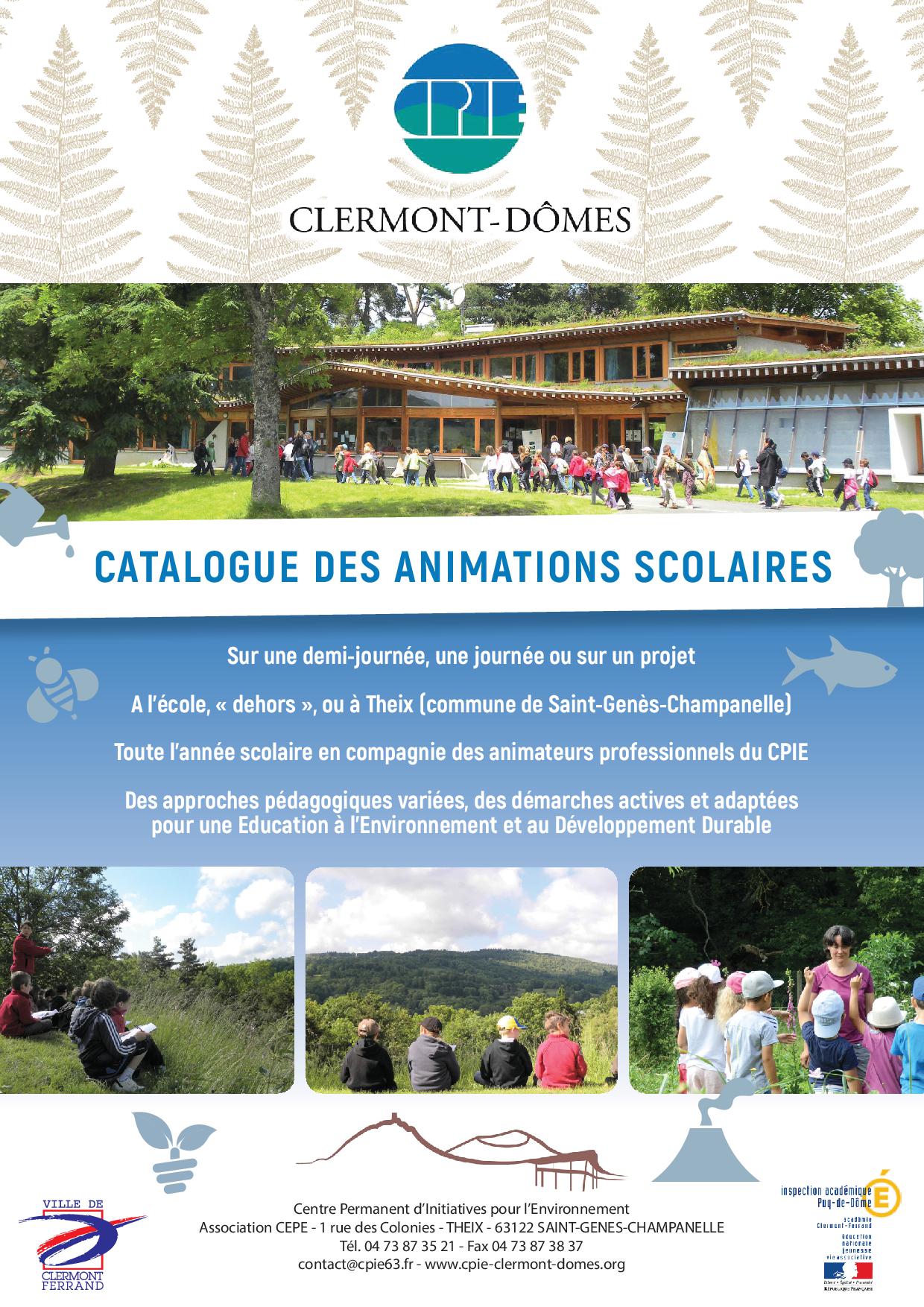 Bienvenue au CPIE Clermont-Dômes